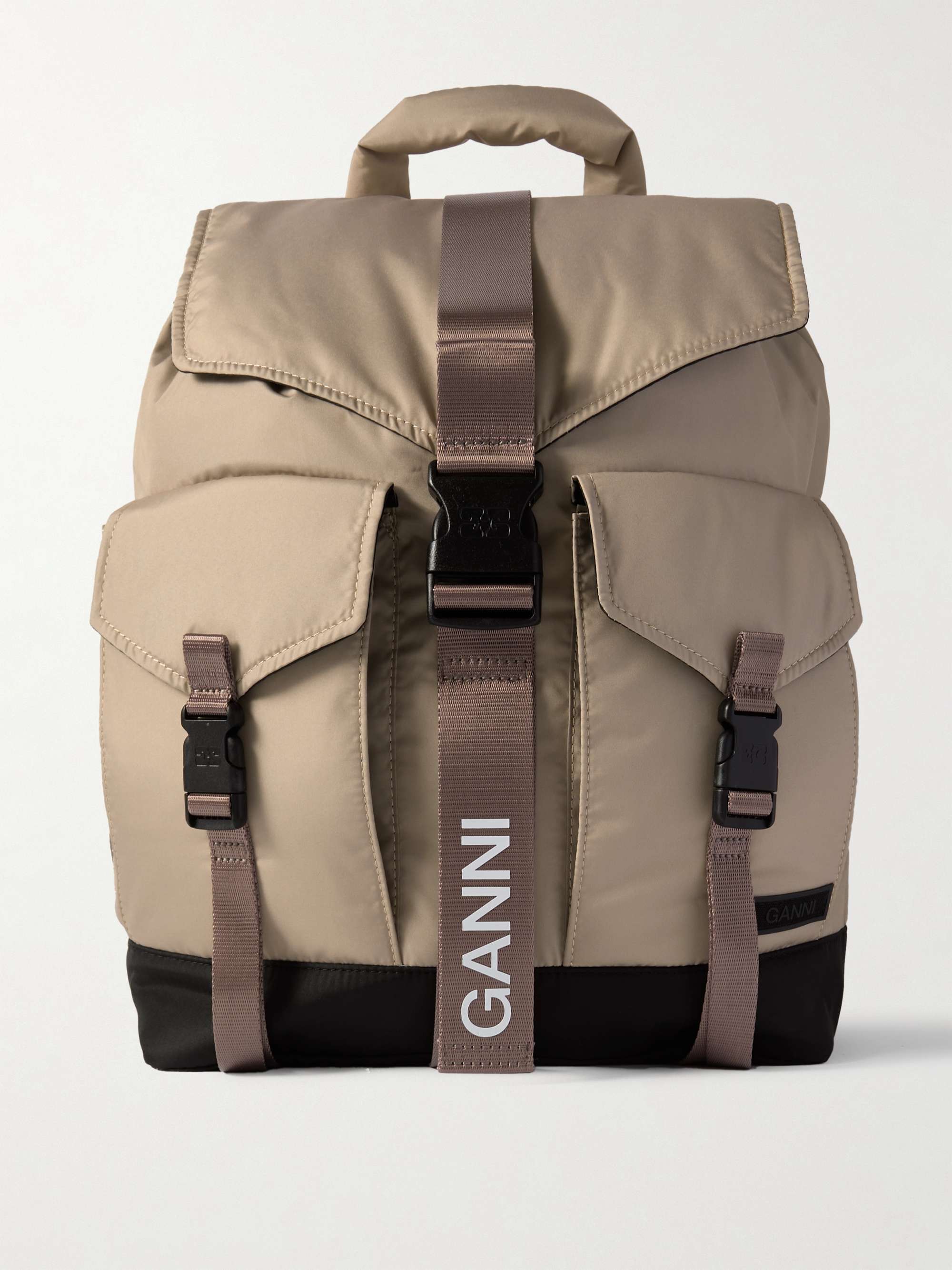 GANNI Recycled-shell backpack | NET-A-PORTER