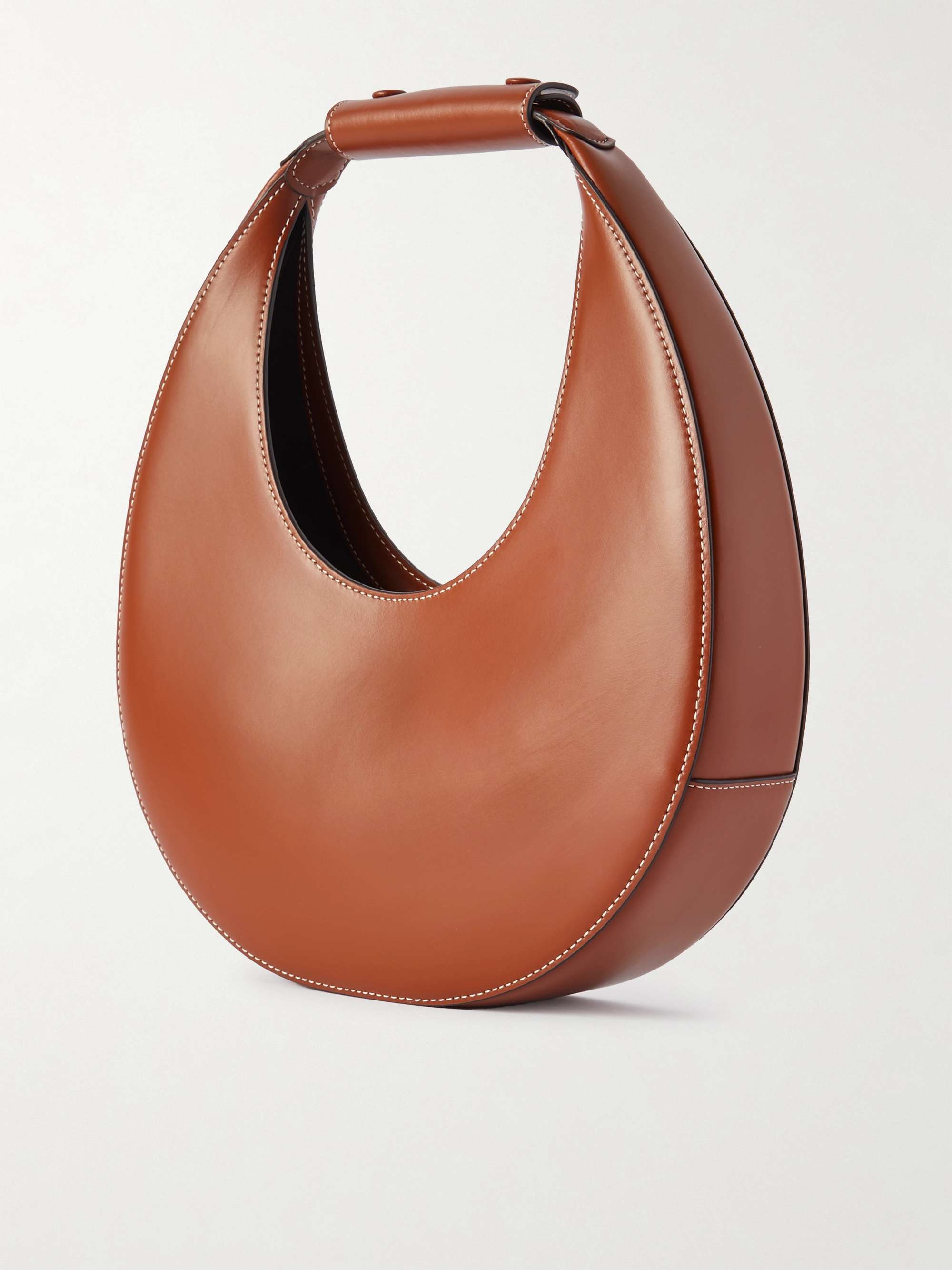 STAUD Moon leather tote | NET-A-PORTER