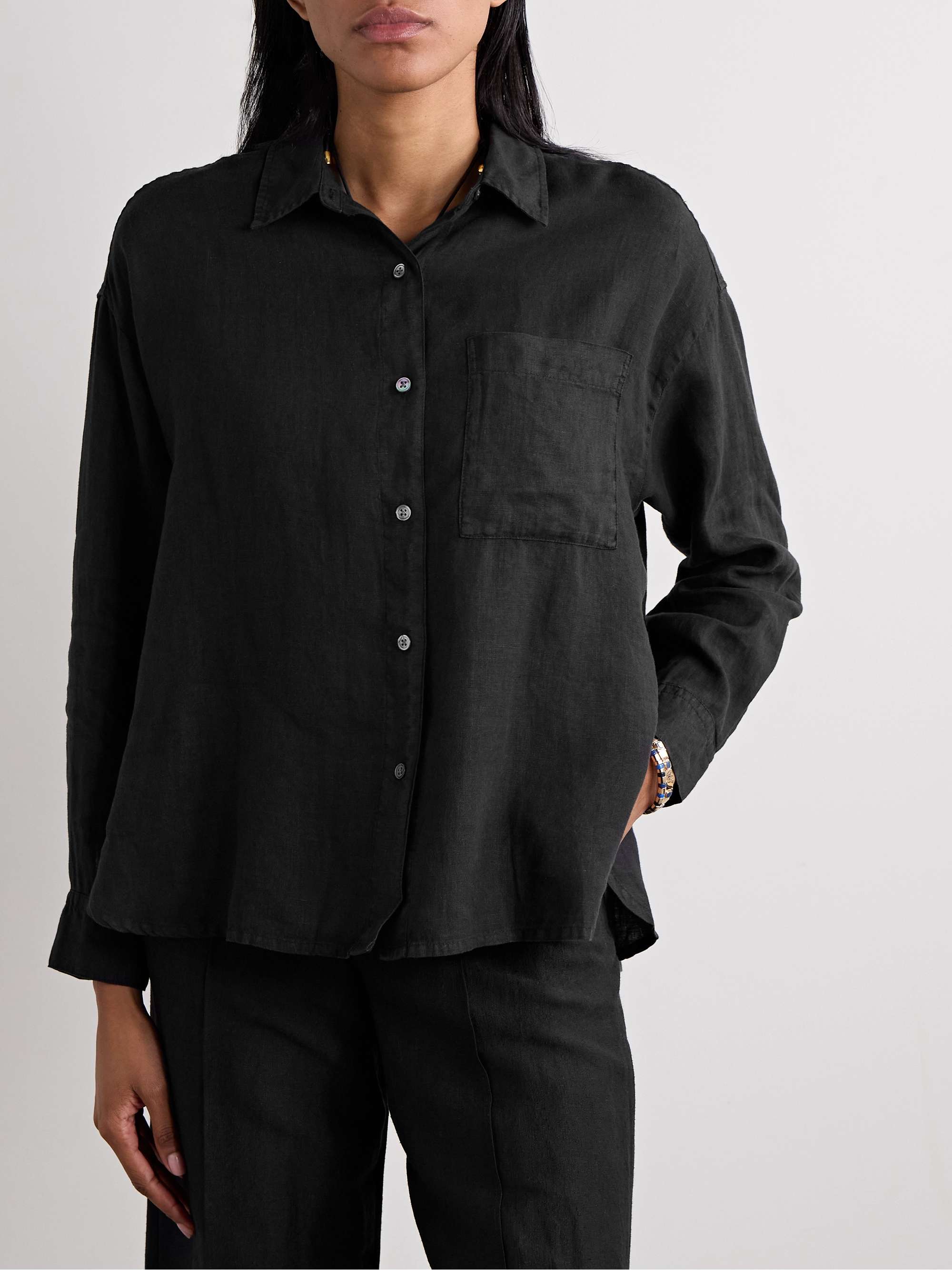 JAMES PERSE Linen shirt | NET-A-PORTER