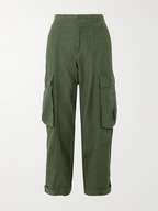 FRAME Cotton boyfriend cargo pants | NET-A-PORTER