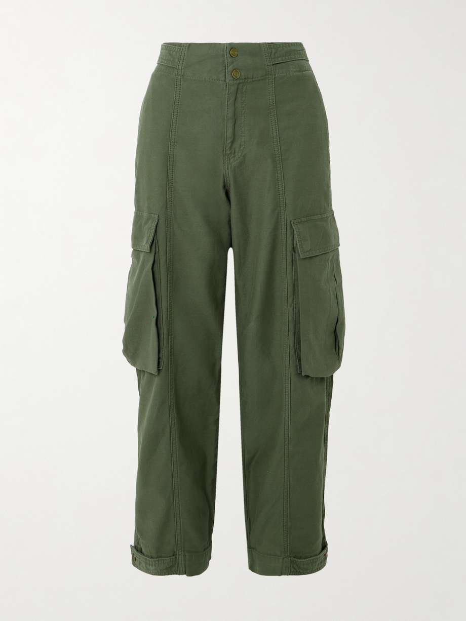 FRAME Cotton boyfriend cargo pants | NET-A-PORTER