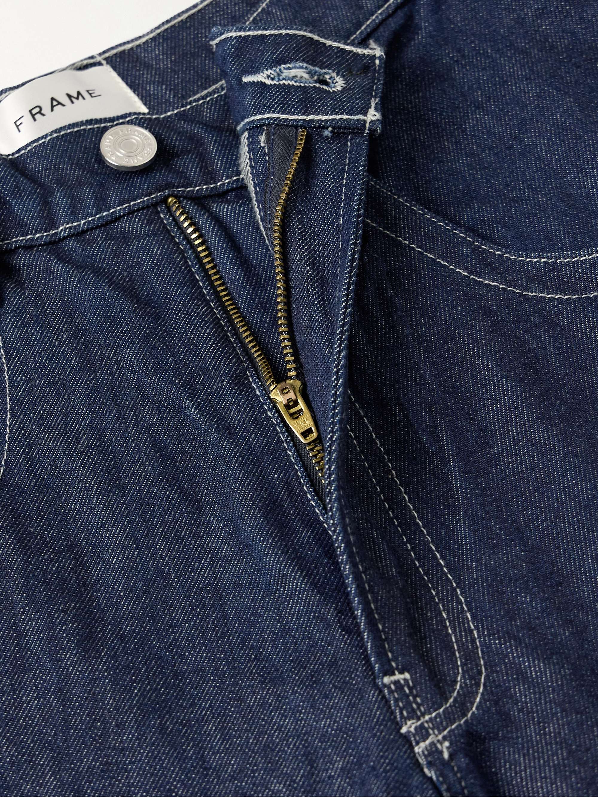 FRAME + NET SUSTAIN Skater high-rise wide-leg jeans | NET-A-PORTER