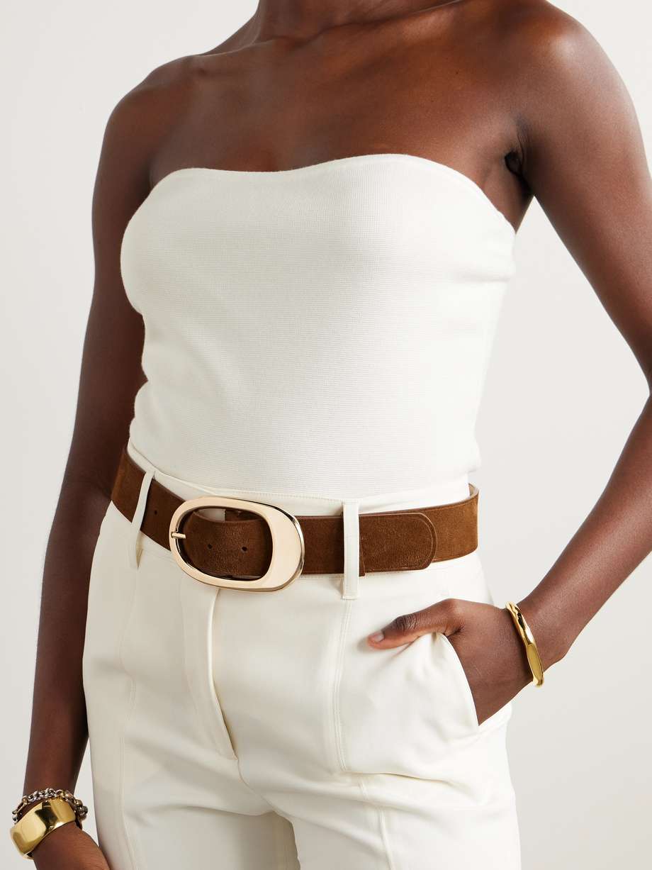 GABRIELA HEARST Lozewce suede waist belt | NET-A-PORTER