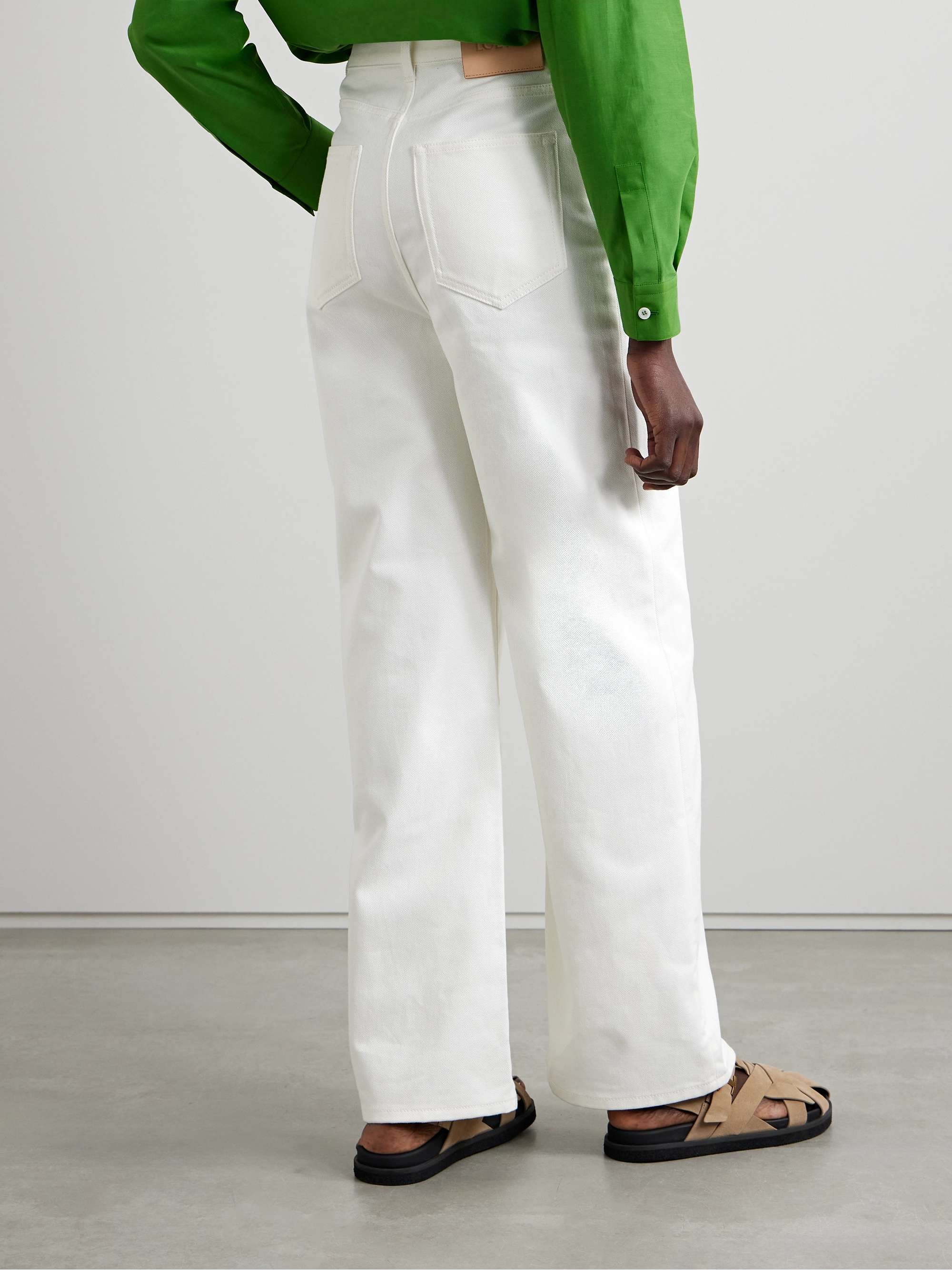 LOEWE High-rise wide-leg jeans | NET-A-PORTER