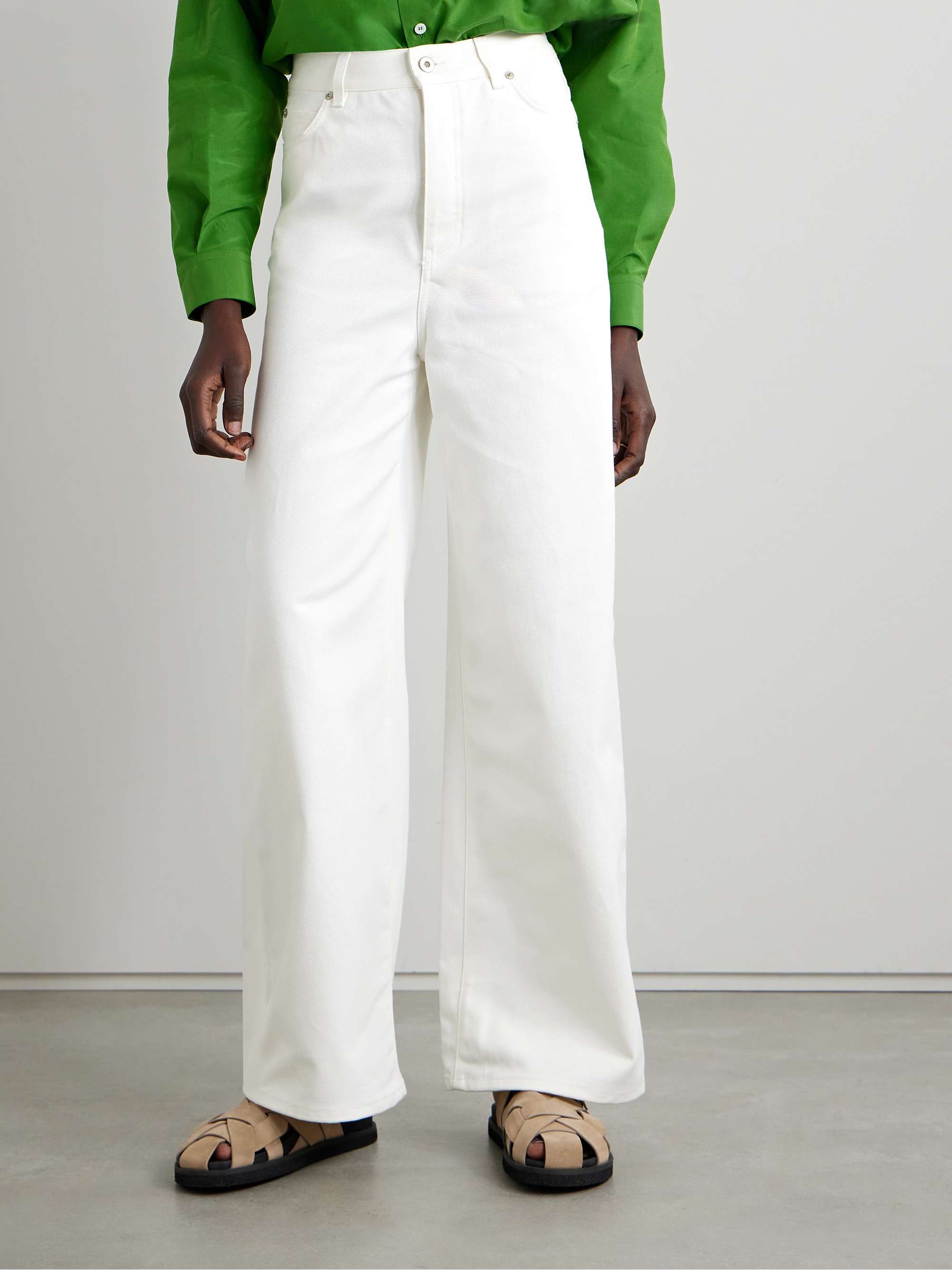 LOEWE High-rise wide-leg jeans | NET-A-PORTER