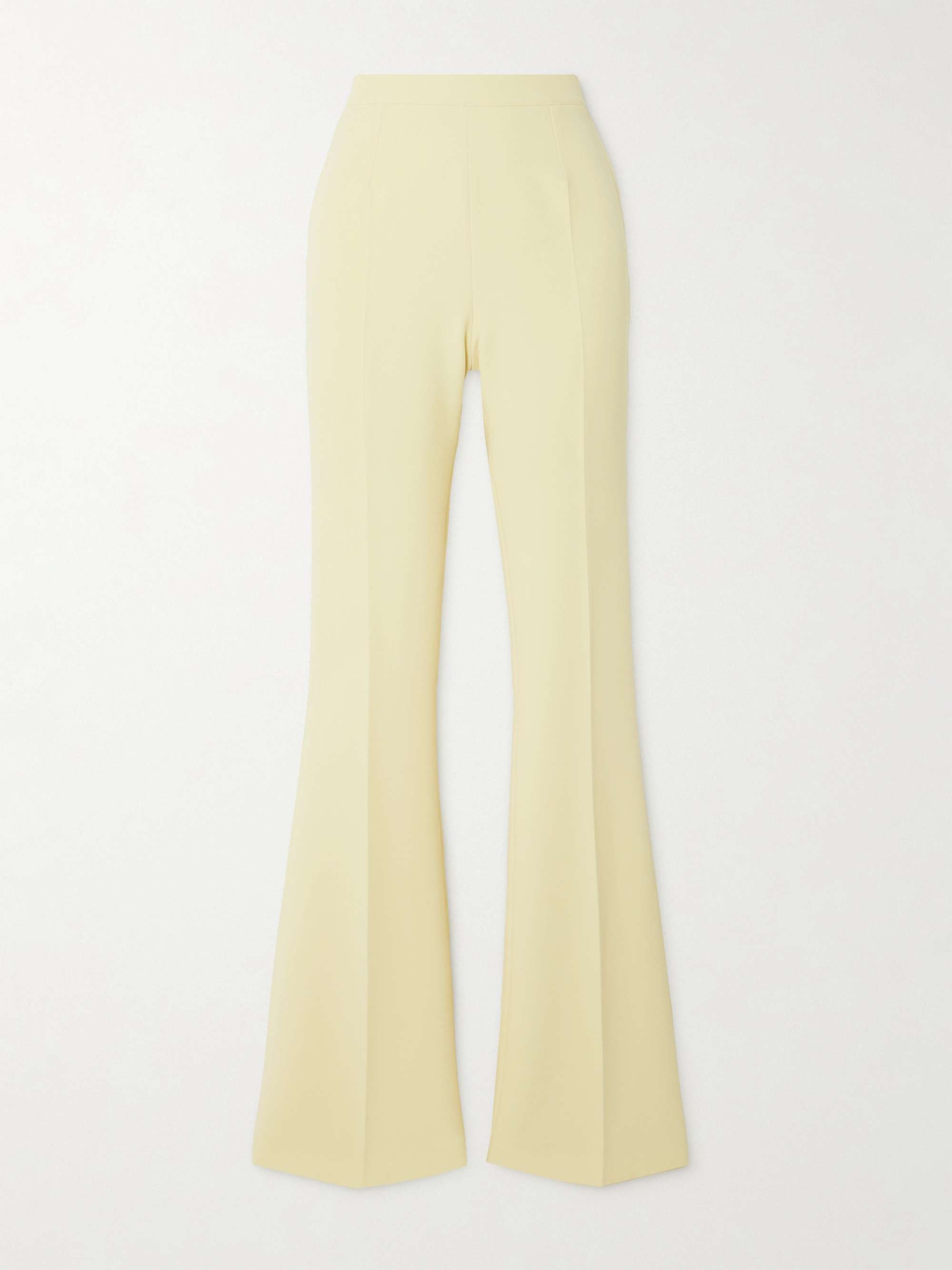 SAFIYAA Alexa stretch-crepe flared pants | NET-A-PORTER
