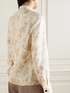 LORO PIANA Klara floral-print linen and cotton-blend twill blouse | NET ...