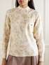 LORO PIANA Klara floral-print linen and cotton-blend twill blouse | NET ...