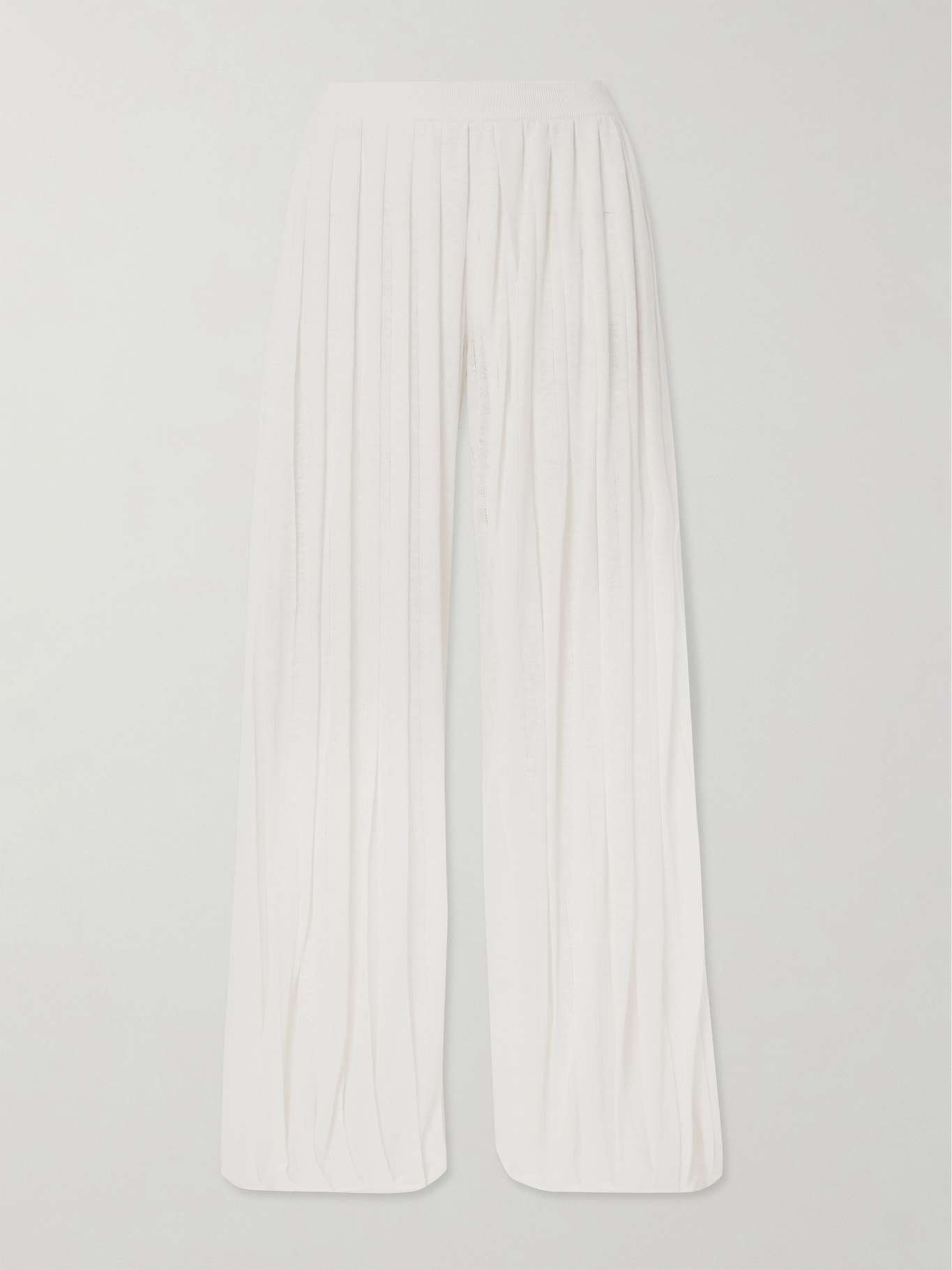 LORO PIANA Wide-leg pleated linen pants | NET-A-PORTER