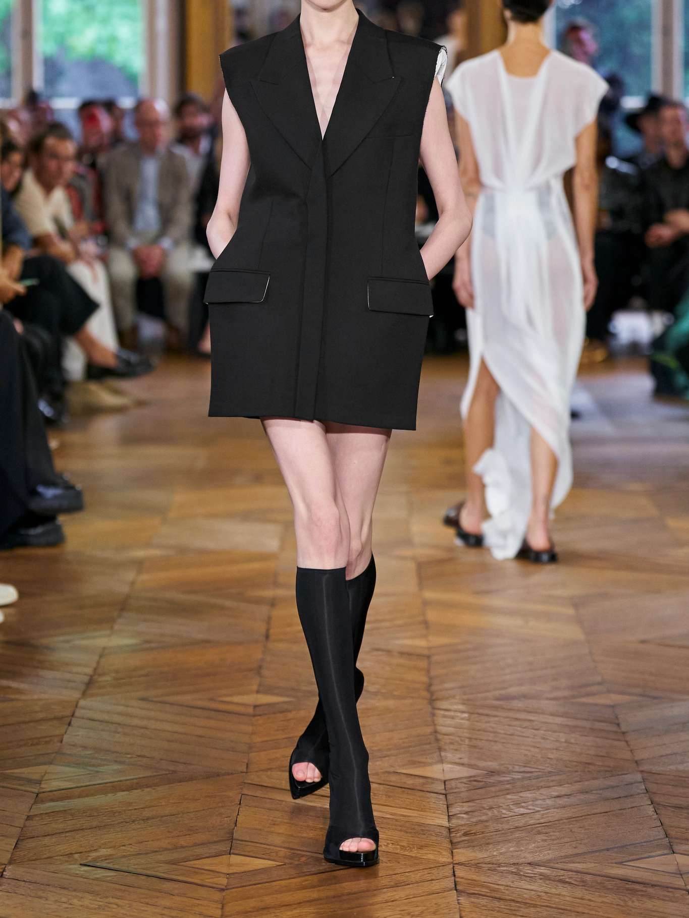 VICTORIA BECKHAM Crepe mini dress | NET-A-PORTER