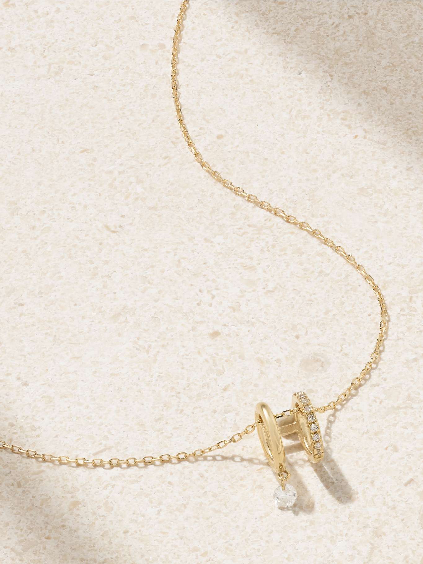 PERSÉE Zeus 18-karat gold diamond necklace | NET-A-PORTER