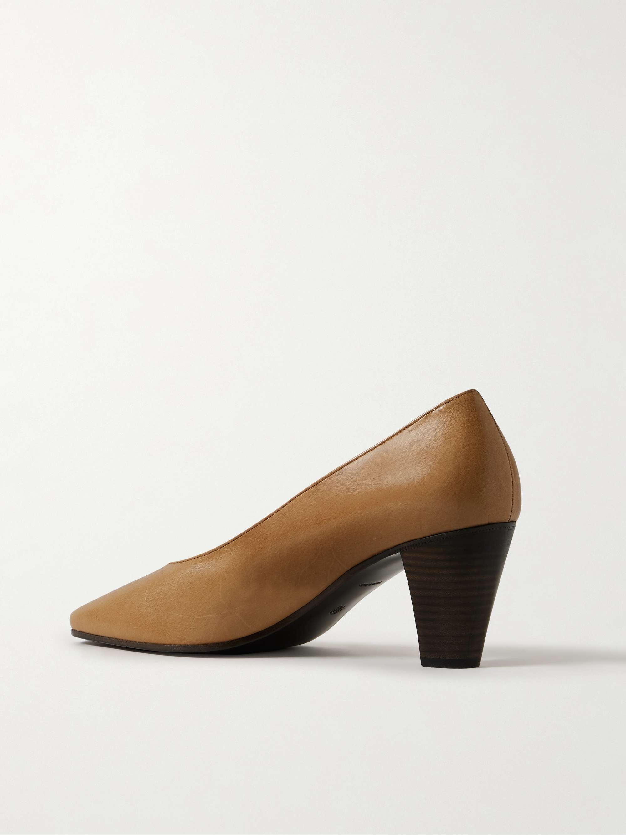 THE ROW Charlotte leather pumps | NET-A-PORTER