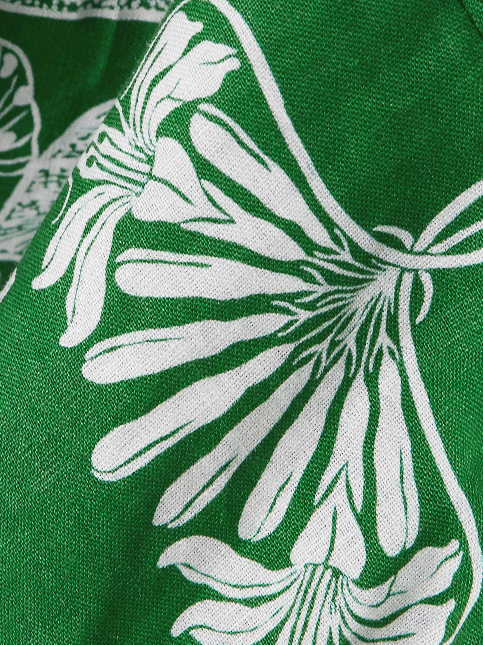 FARM RIO Forest Soul printed linen mini dress | NET-A-PORTER