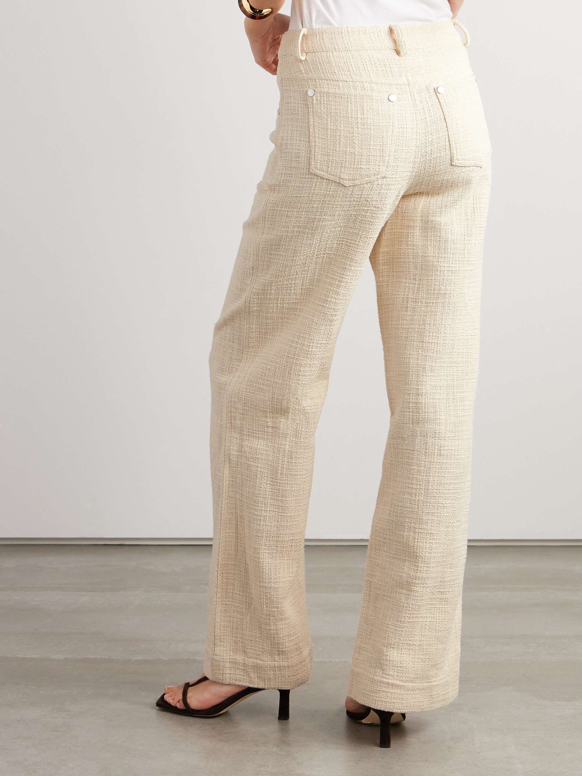 Grayson cotton tweed wide-leg pants | NET-A-PORTER