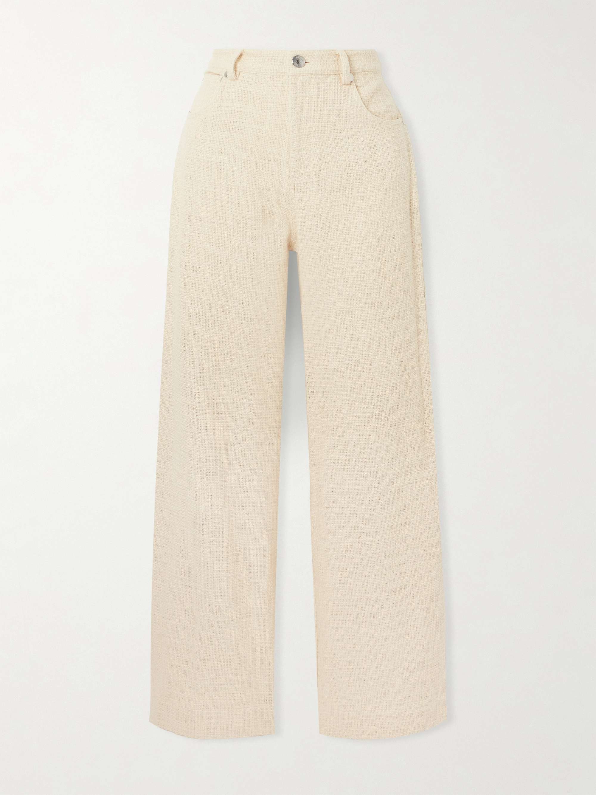 Grayson cotton tweed wide-leg pants | NET-A-PORTER