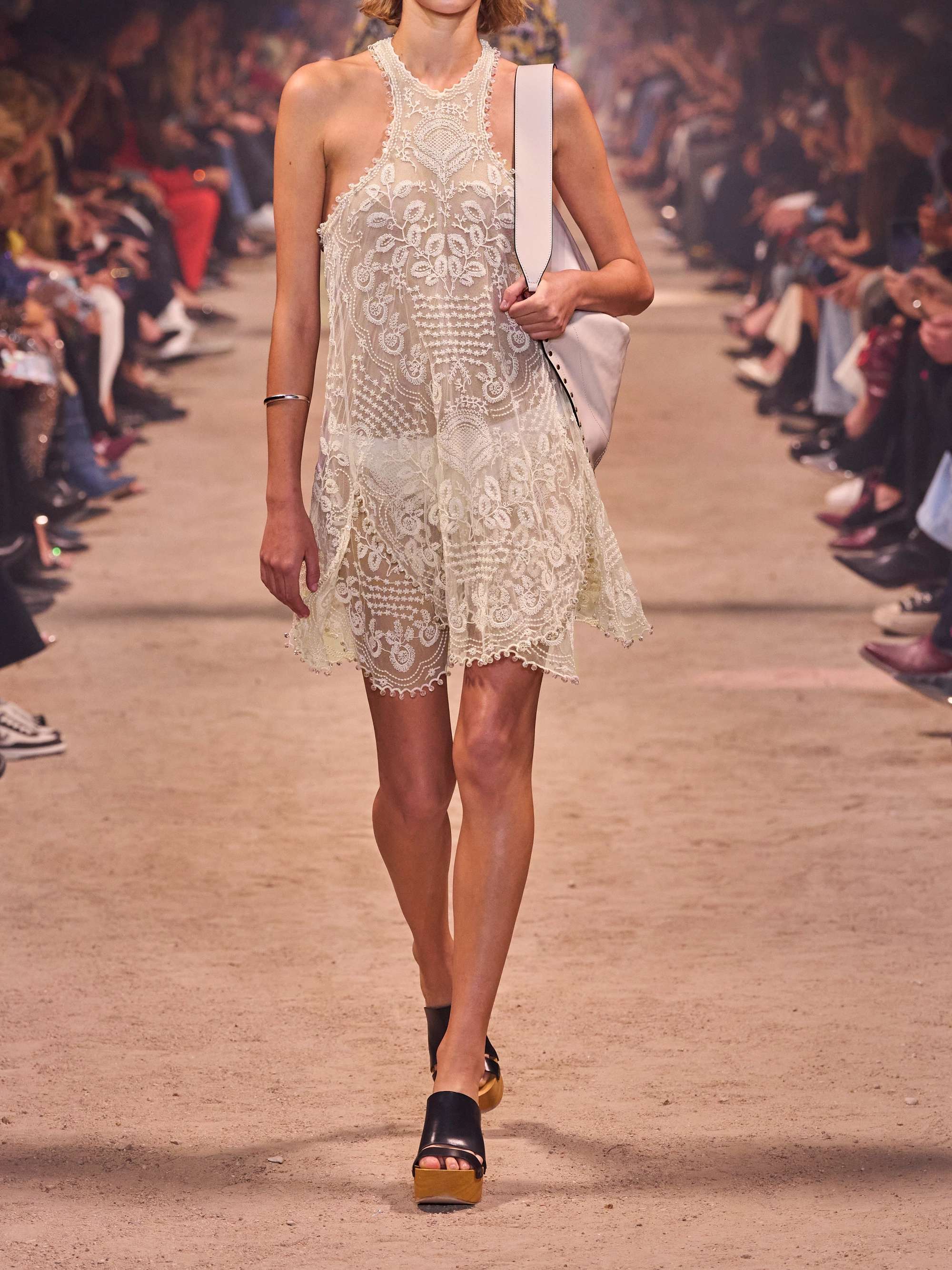 ISABEL MARANT Valida embelished embroidered tulle mini dress | NET-A-PORTER