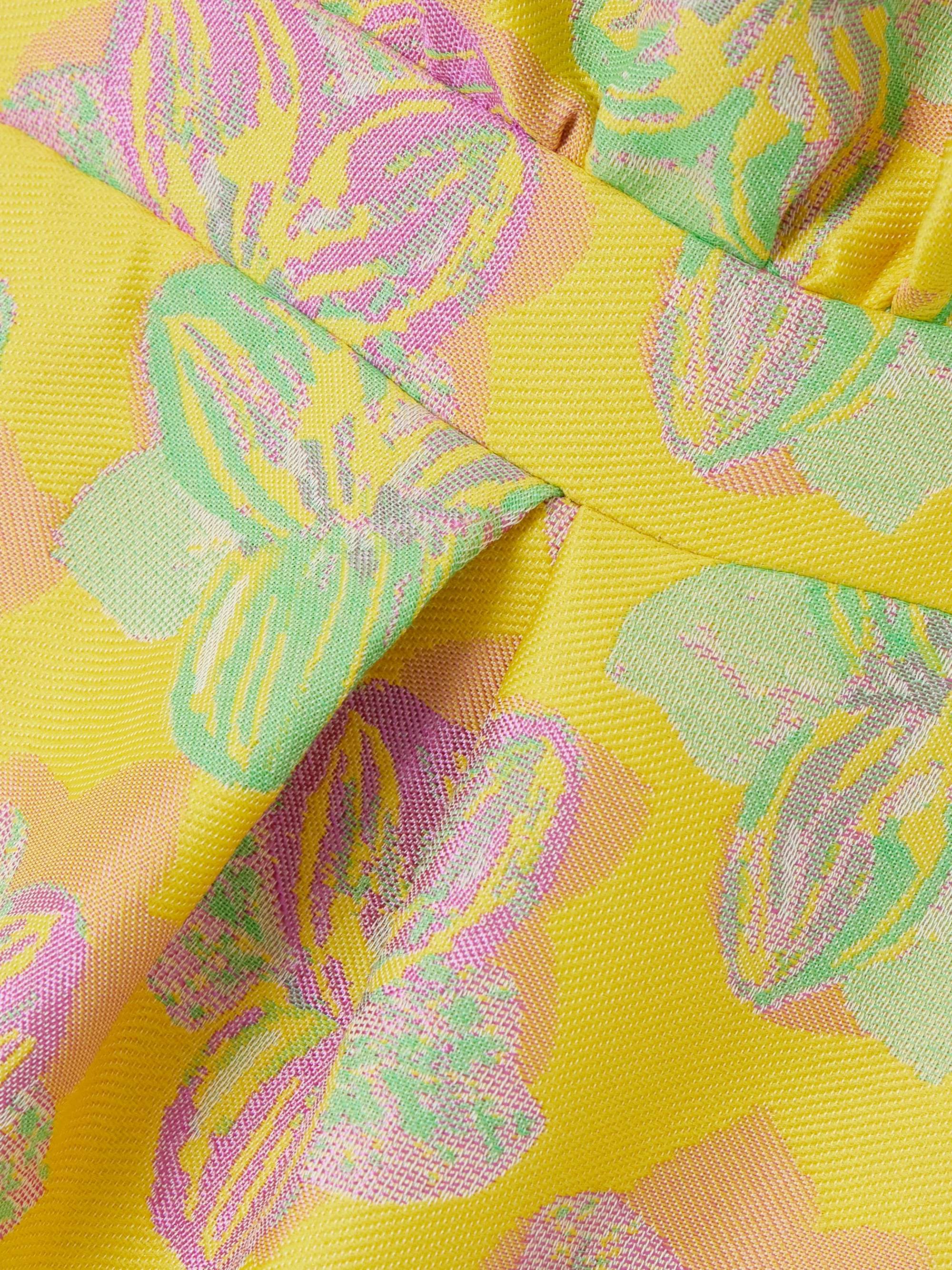 DESTREE Louis floral-jacquard playsuit | NET-A-PORTER