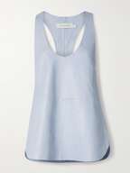 ZIMMERMANN Natura leather tank | NET-A-PORTER
