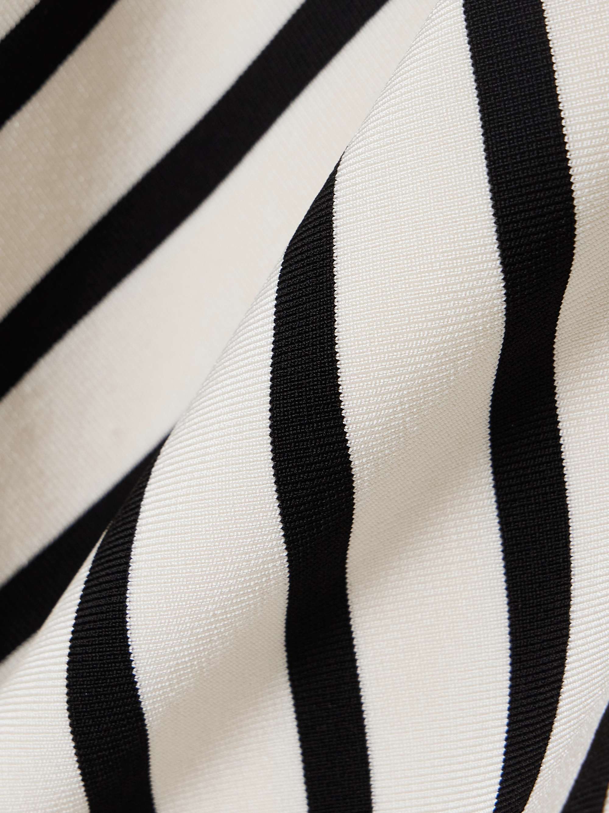 ZIMMERMANN Natura striped stretch-knit top | NET-A-PORTER