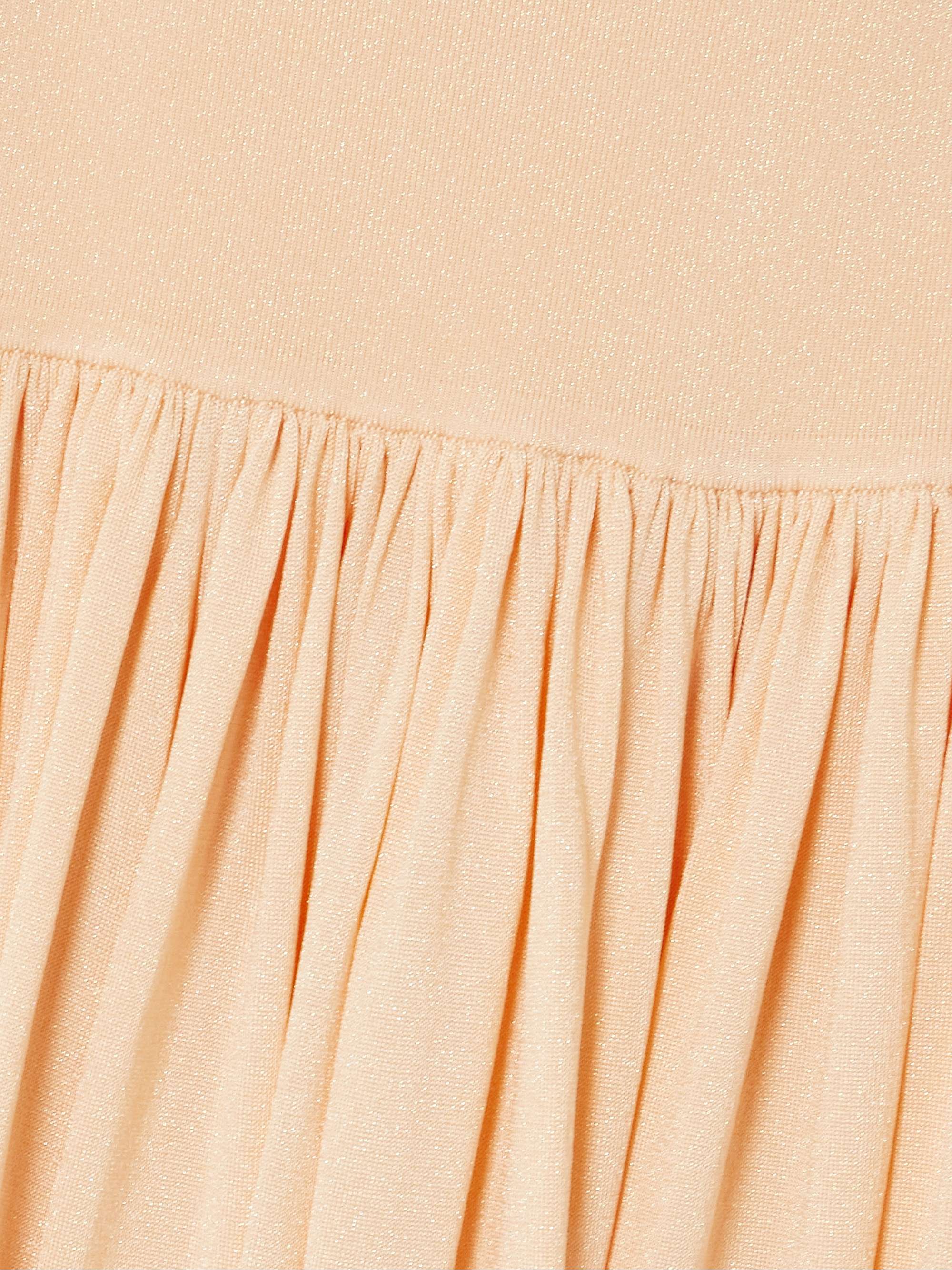 ZIMMERMANN Natura gathered metallic stretch-knit maxi dress | NET-A-PORTER