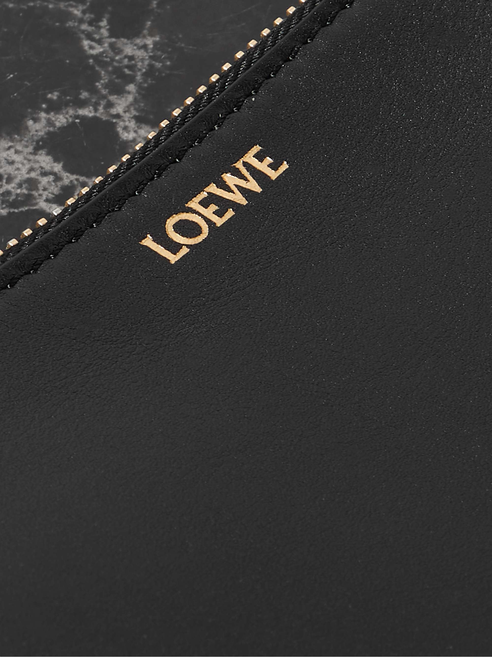 LOEWE T-Knot leather pouch | NET-A-PORTER