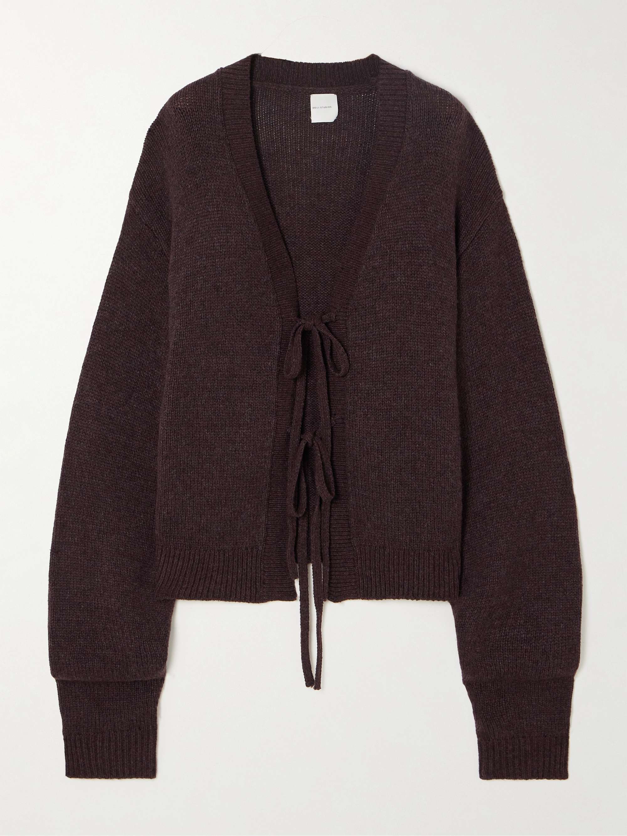 DEIJI STUDIOS Wool-blend cardigan | NET-A-PORTER