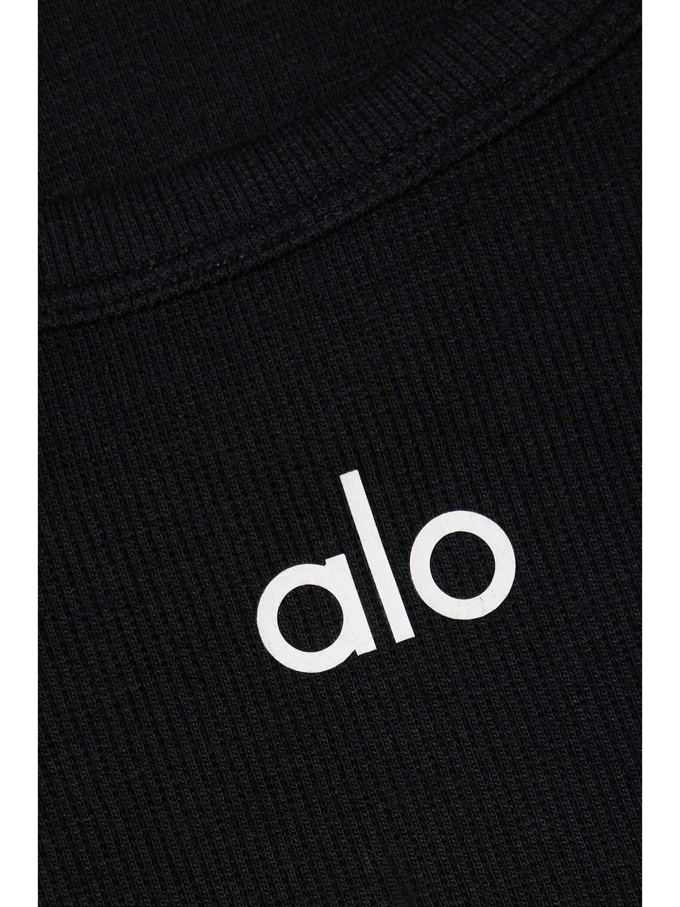 ALO YOGA Aspire cropped ribbed stretch-cotton jersey tank | NET-A-PORTER