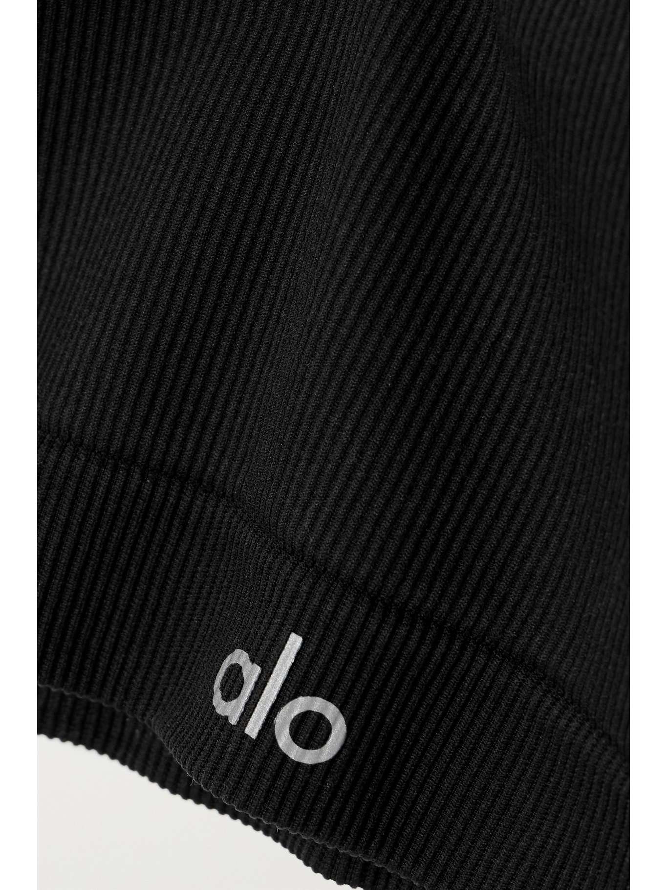 ALO YOGA Ribbed stretch sports bra | NET-A-PORTER