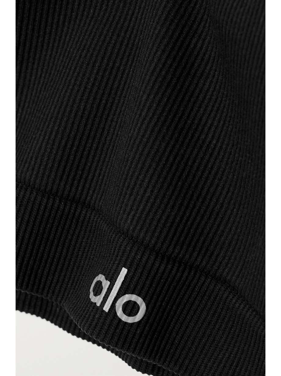 ALO YOGA Ribbed stretch sports bra | NET-A-PORTER