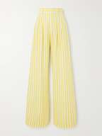 PETAR PETROV Heat Wave pleated silk-crepon wide-leg pants | NET-A-PORTER