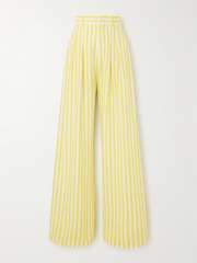 PETAR PETROV Heat Wave pleated silk-crepon wide-leg pants | NET-A-PORTER