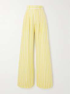 PETAR PETROV Heat Wave pleated silk-crepon wide-leg pants | NET-A-PORTER