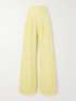 PETAR PETROV Heat Wave pleated silk-crepon wide-leg pants | NET-A-PORTER