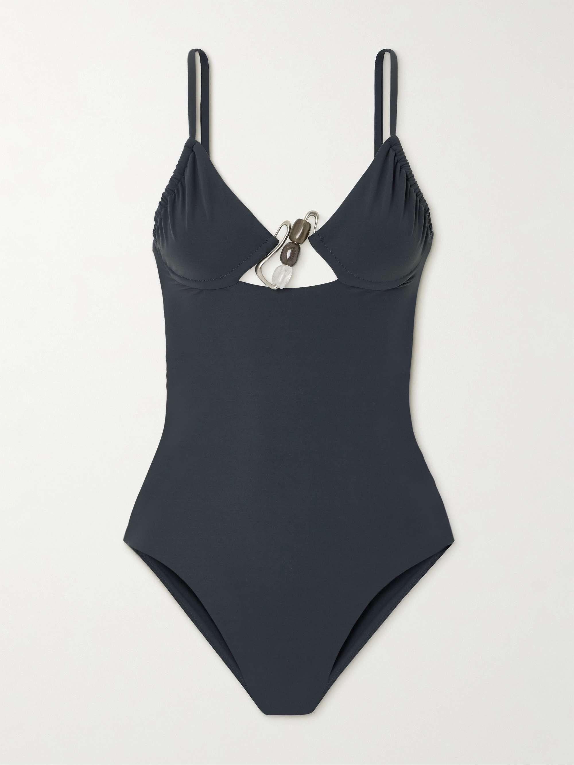 CHRISTOPHER ESBER Nebula embellished underwired swimsuit | NET-A-PORTER