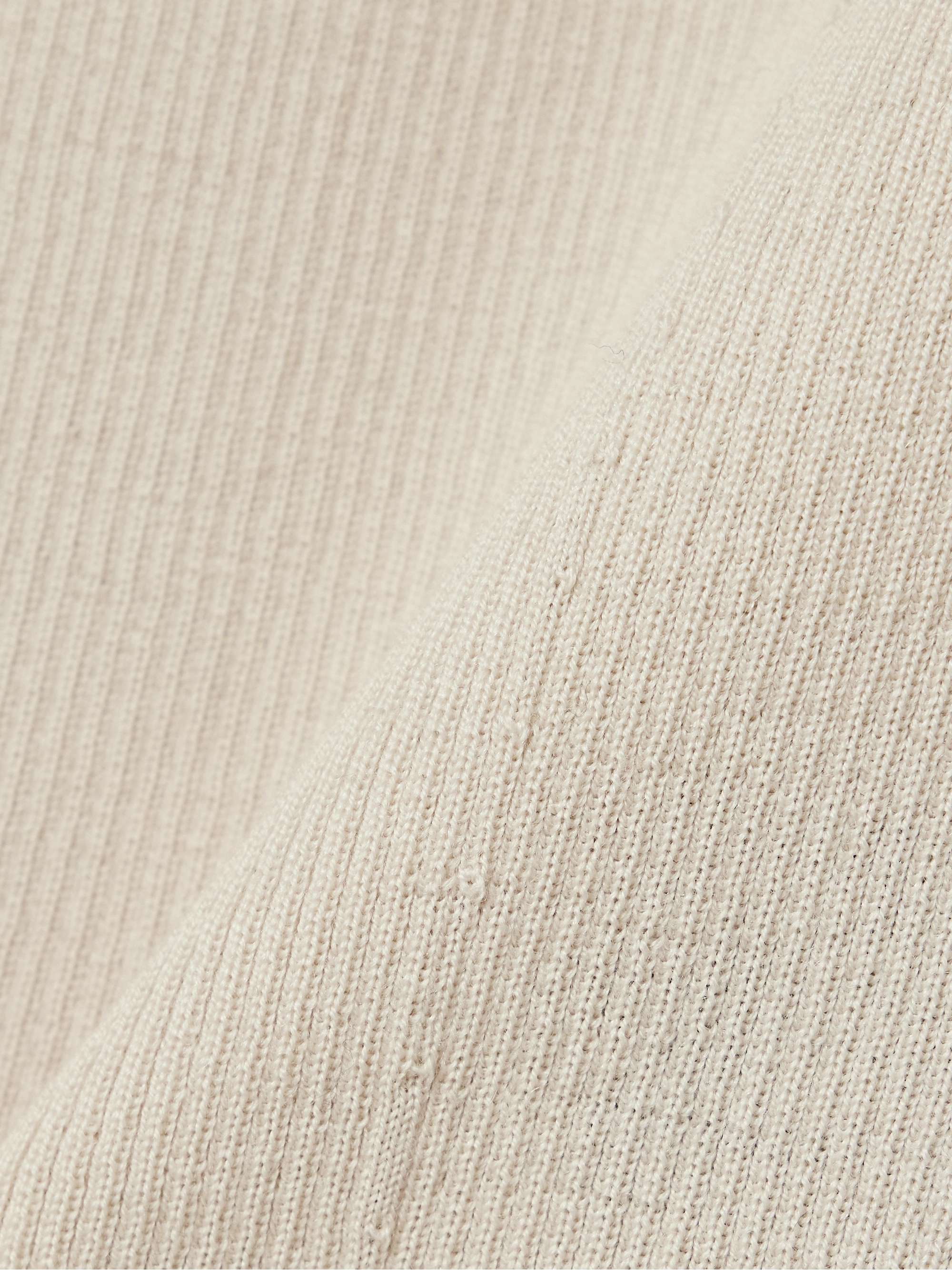 DRIES VAN NOTEN Ribbed merino wool sweater | NET-A-PORTER