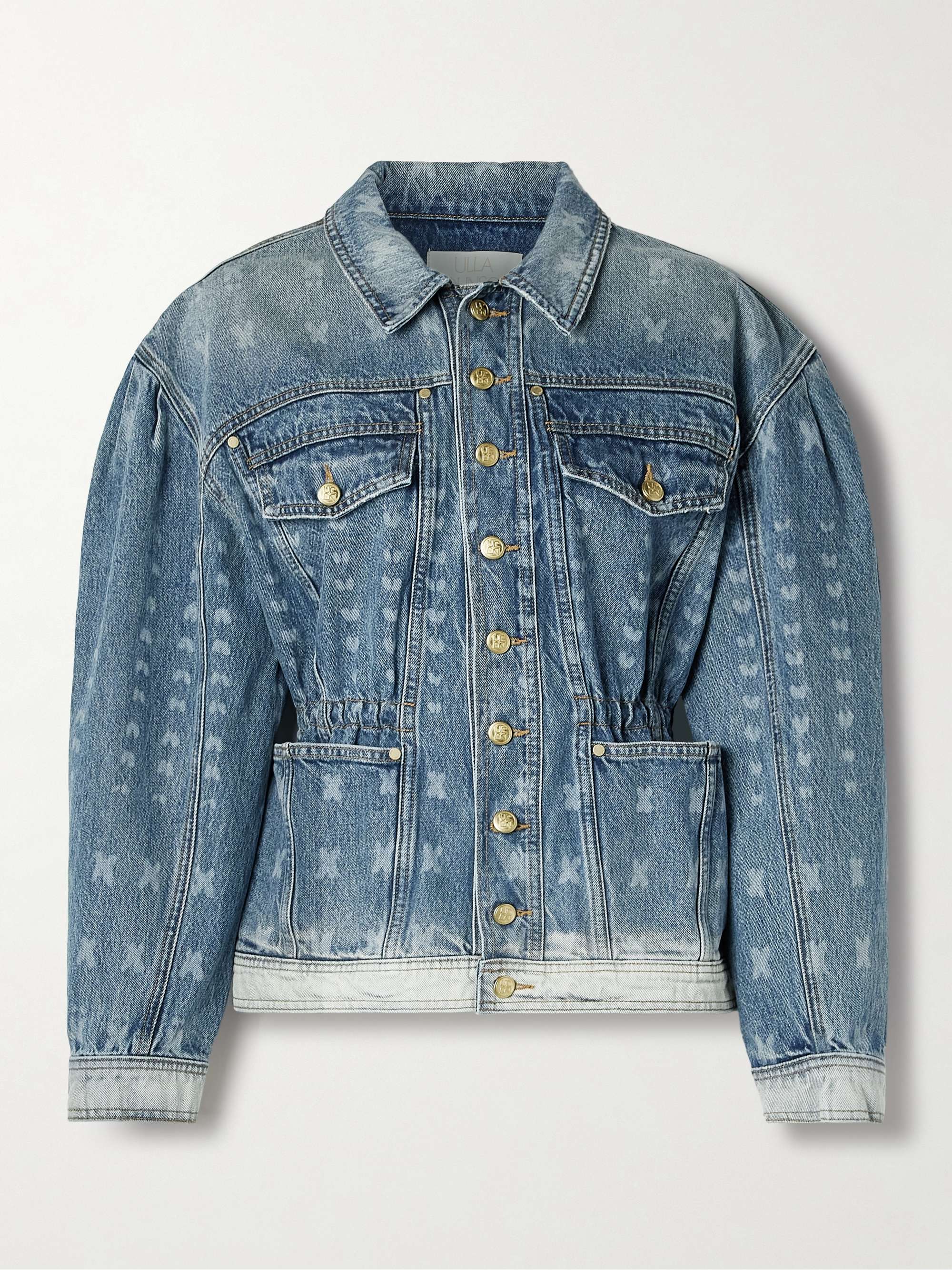 ULLA JOHNSON The Odette bleached denim jacket | NET-A-PORTER