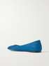LOEWE Toy crystal-embellished suede ballet flats | NET-A-PORTER