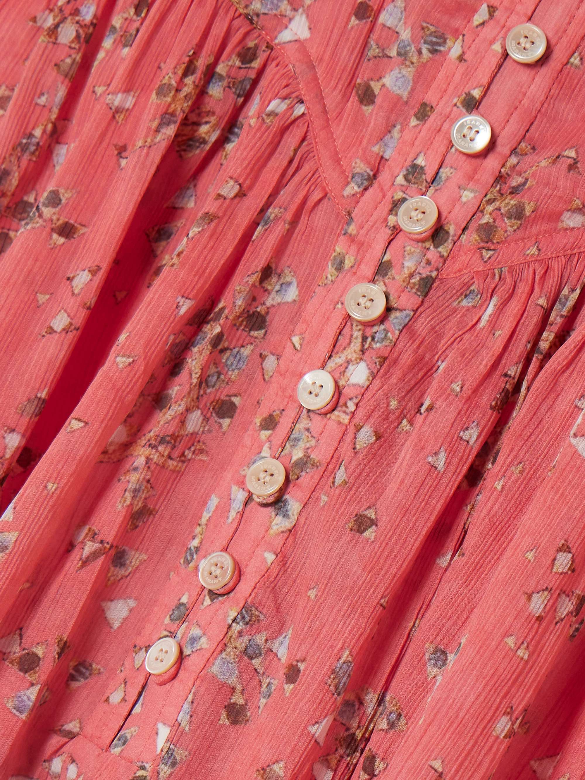 ISABEL MARANT Kiledia printed cotton and silk-blend crepe blouse | NET ...