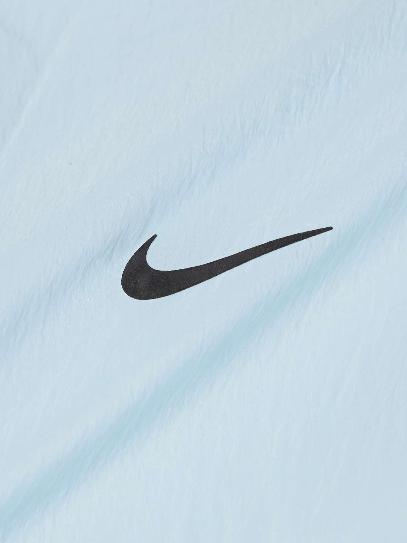 Light blue Running Division paneled pinstriped crinkled-shell jacket ...