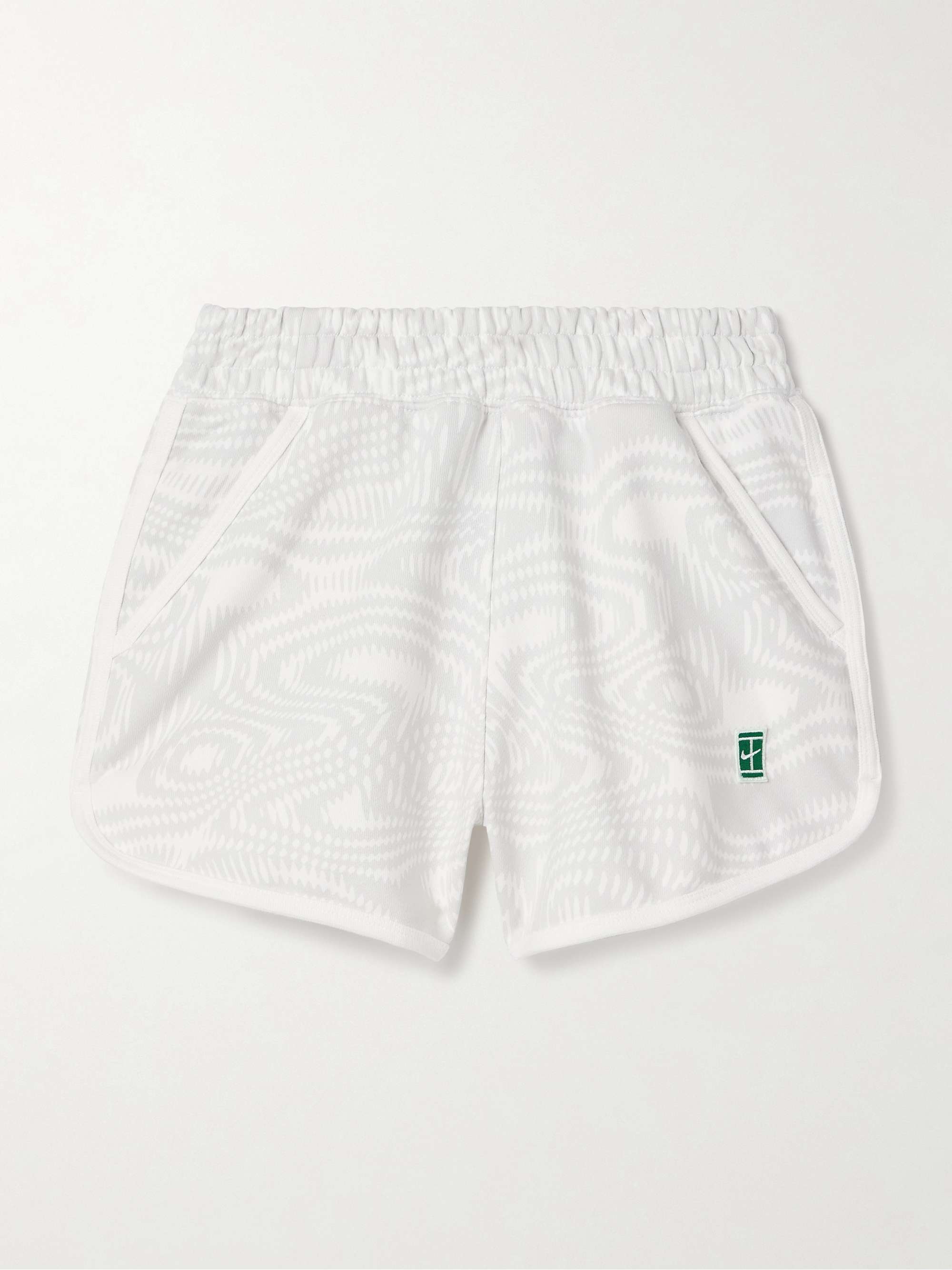 NIKE NikeCourt Heritage printed Dri-FIT shorts | NET-A-PORTER