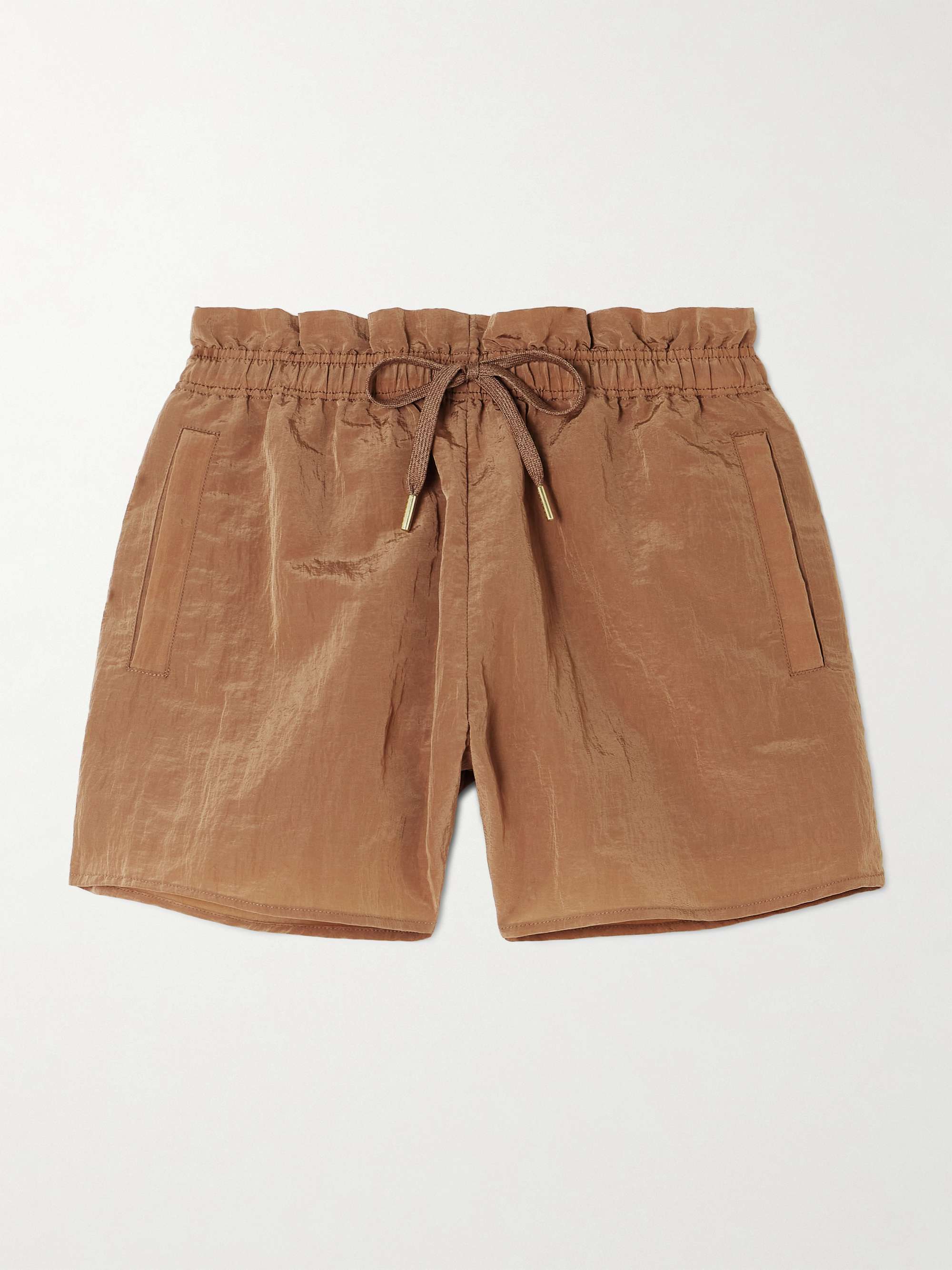 VARLEY Tulair crinkled-shell shorts | NET-A-PORTER