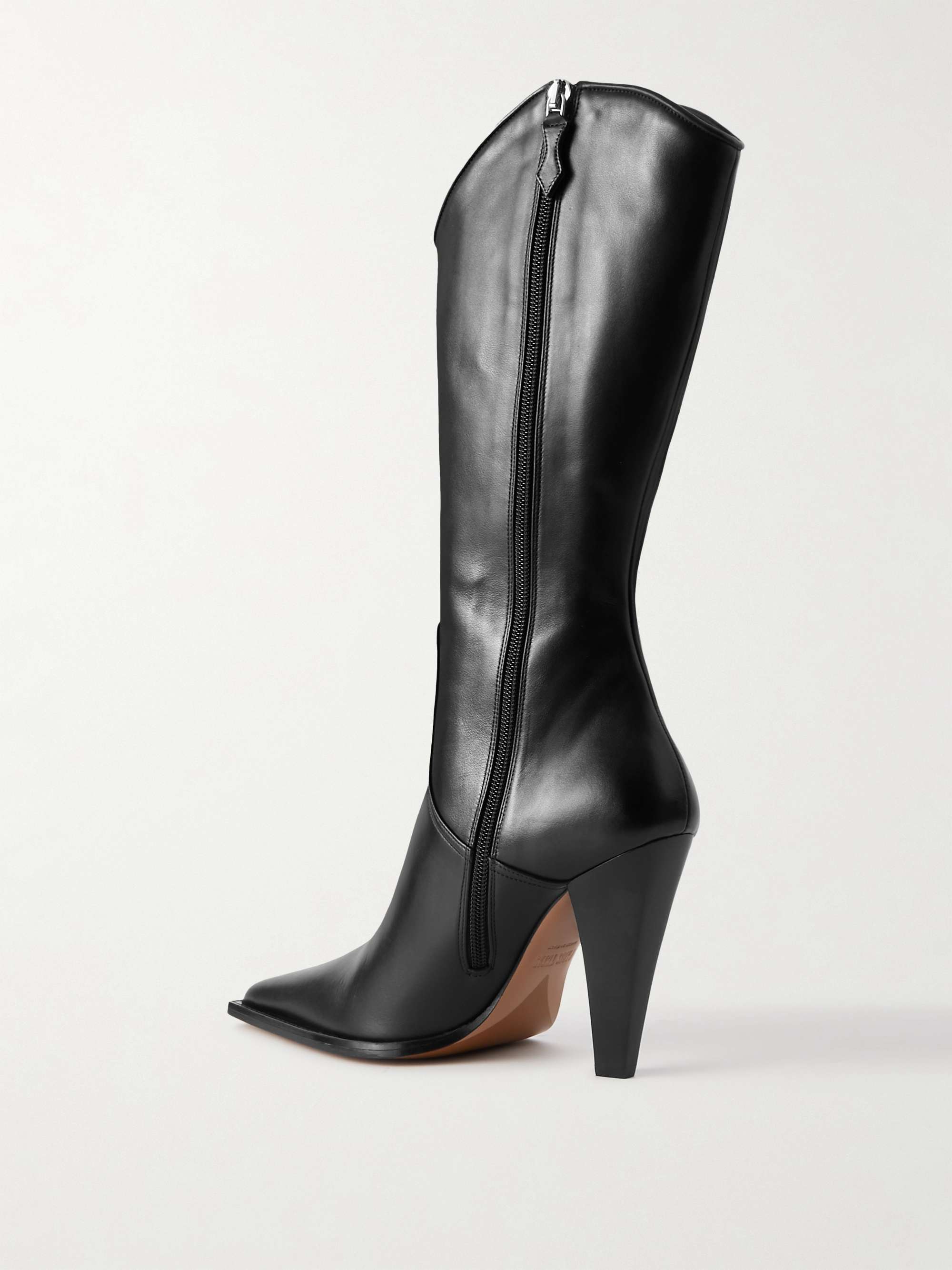 PARIS TEXAS + Nadia Lee Cohen leather boots | NET-A-PORTER