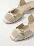LE MONDE BERYL Greek lace-up silk-satin ballet flats | NET-A-PORTER