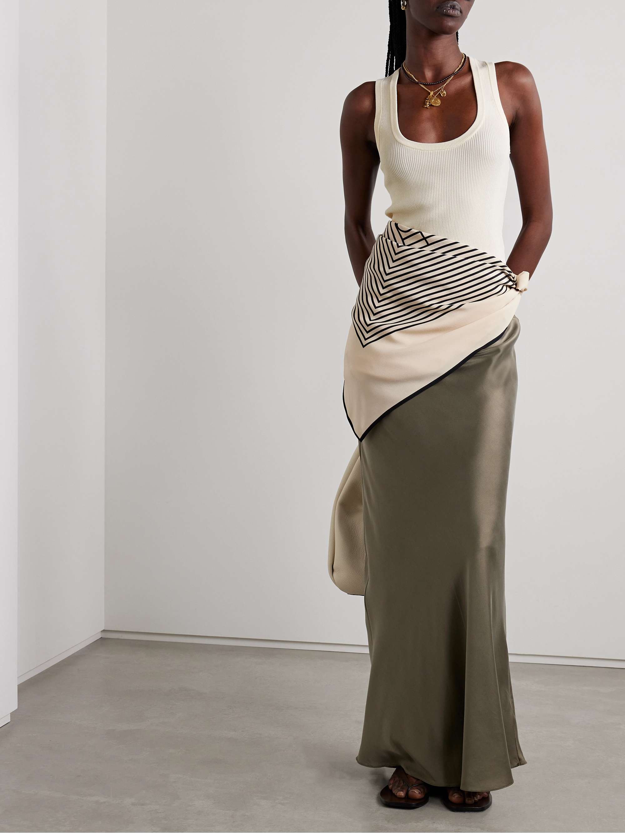 MATTEAU Ribbed-knit tank | NET-A-PORTER