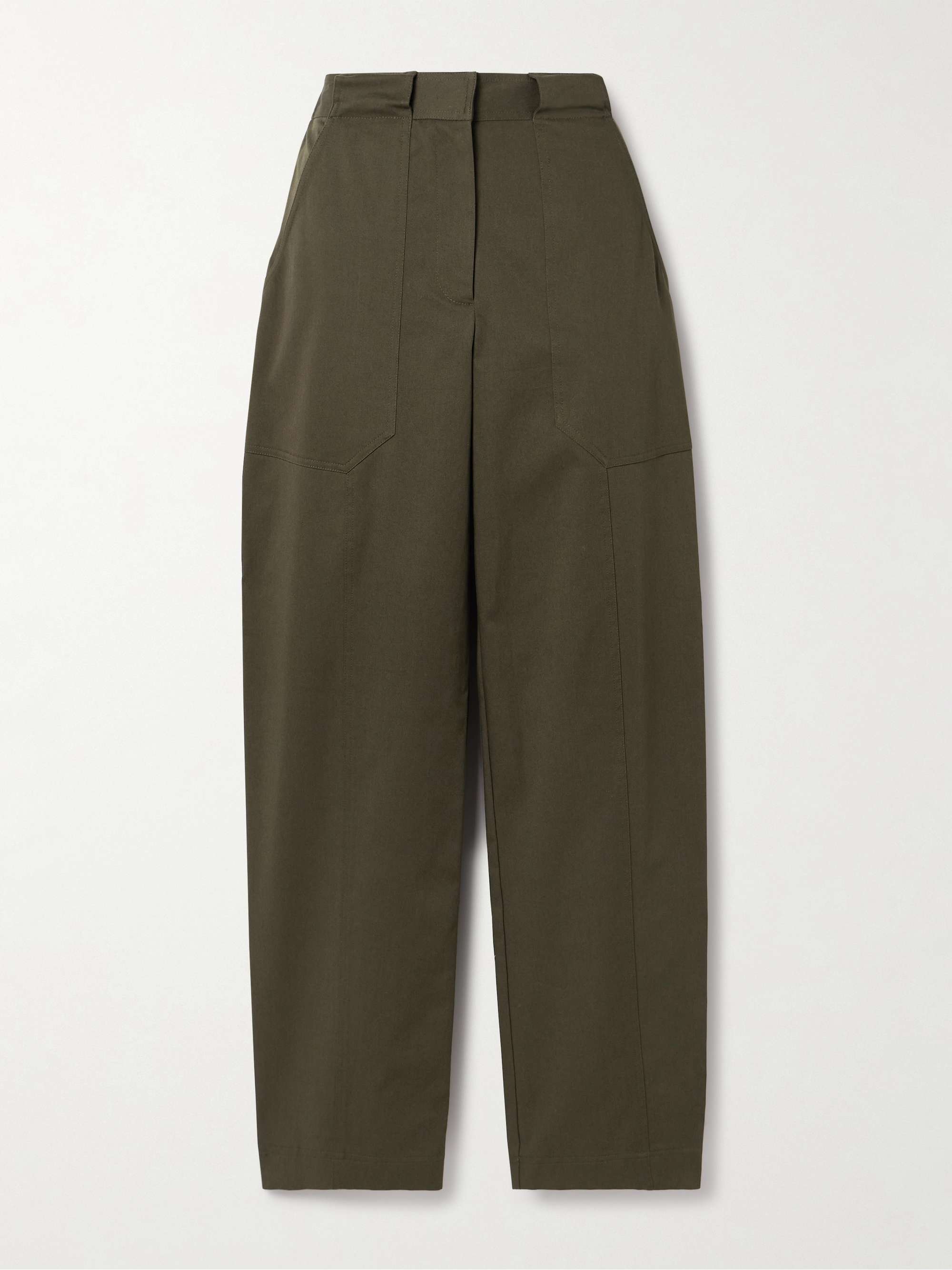 MATTEAU Organic cotton-blend twill straight-leg pants | NET-A-PORTER