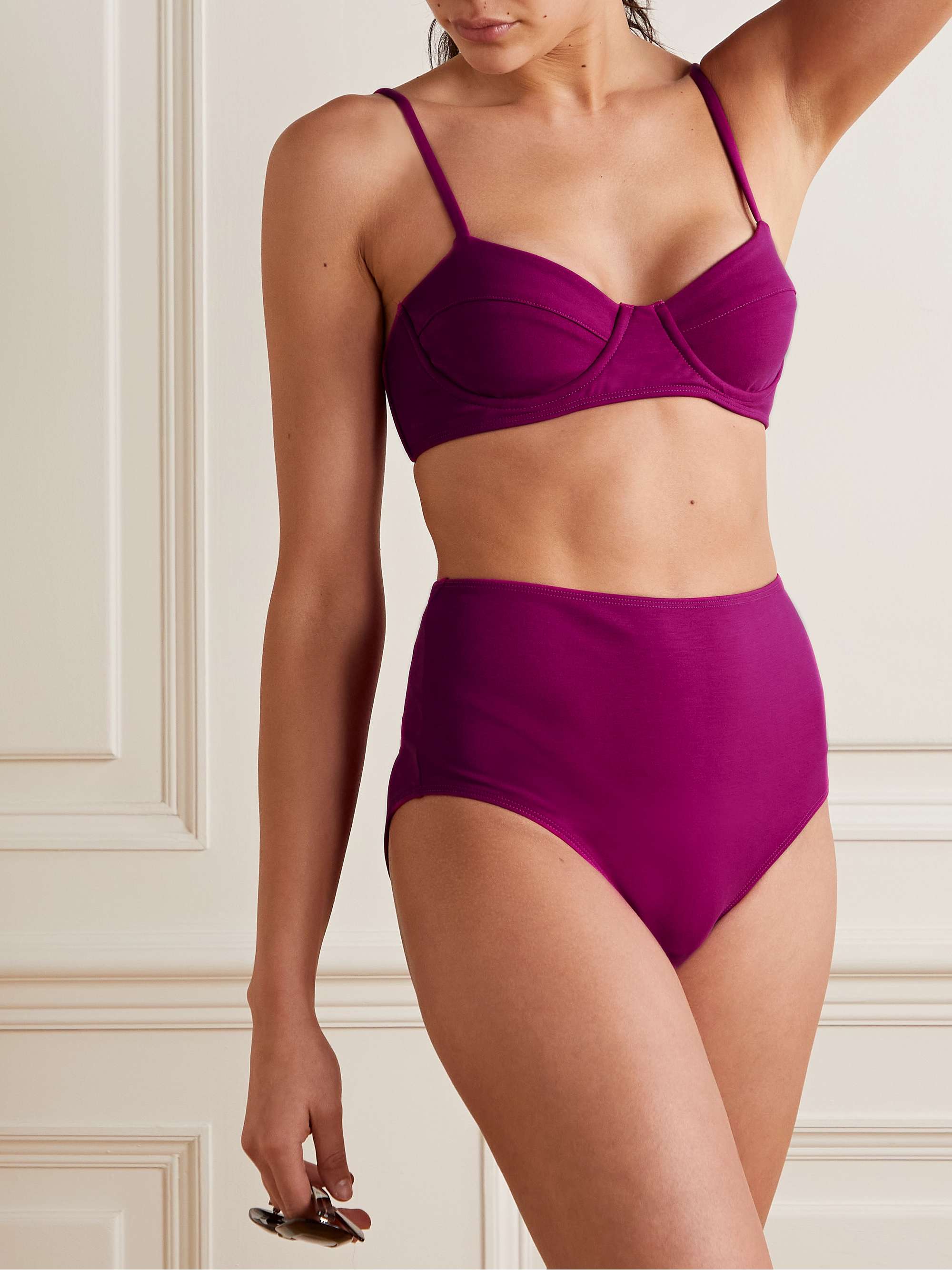 MARA HOFFMAN Lua underwired bikini top | NET-A-PORTER