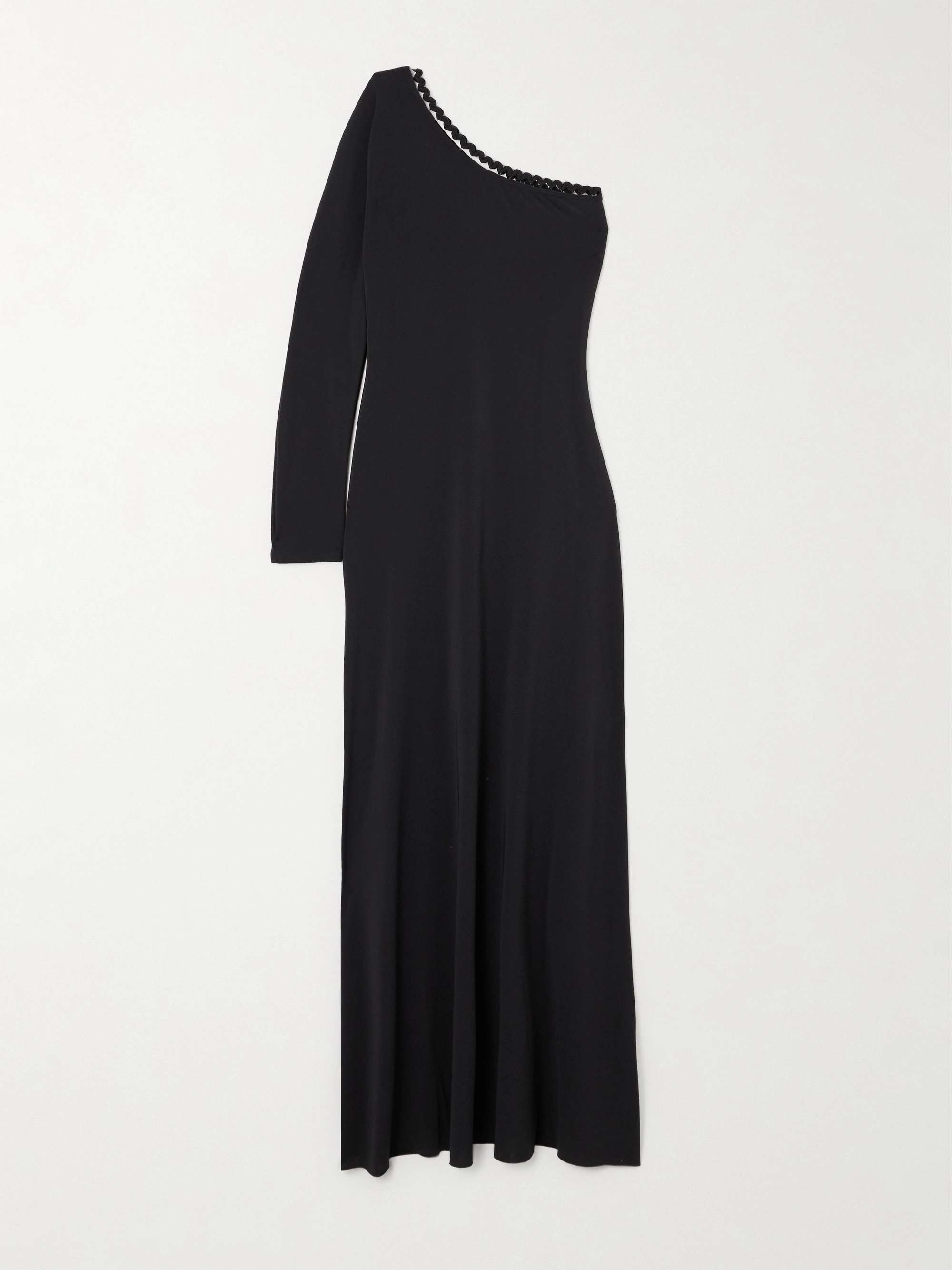 ERES Play one-sleeve ric rac-trimmed stretch-jersey maxi dress | NET-A ...