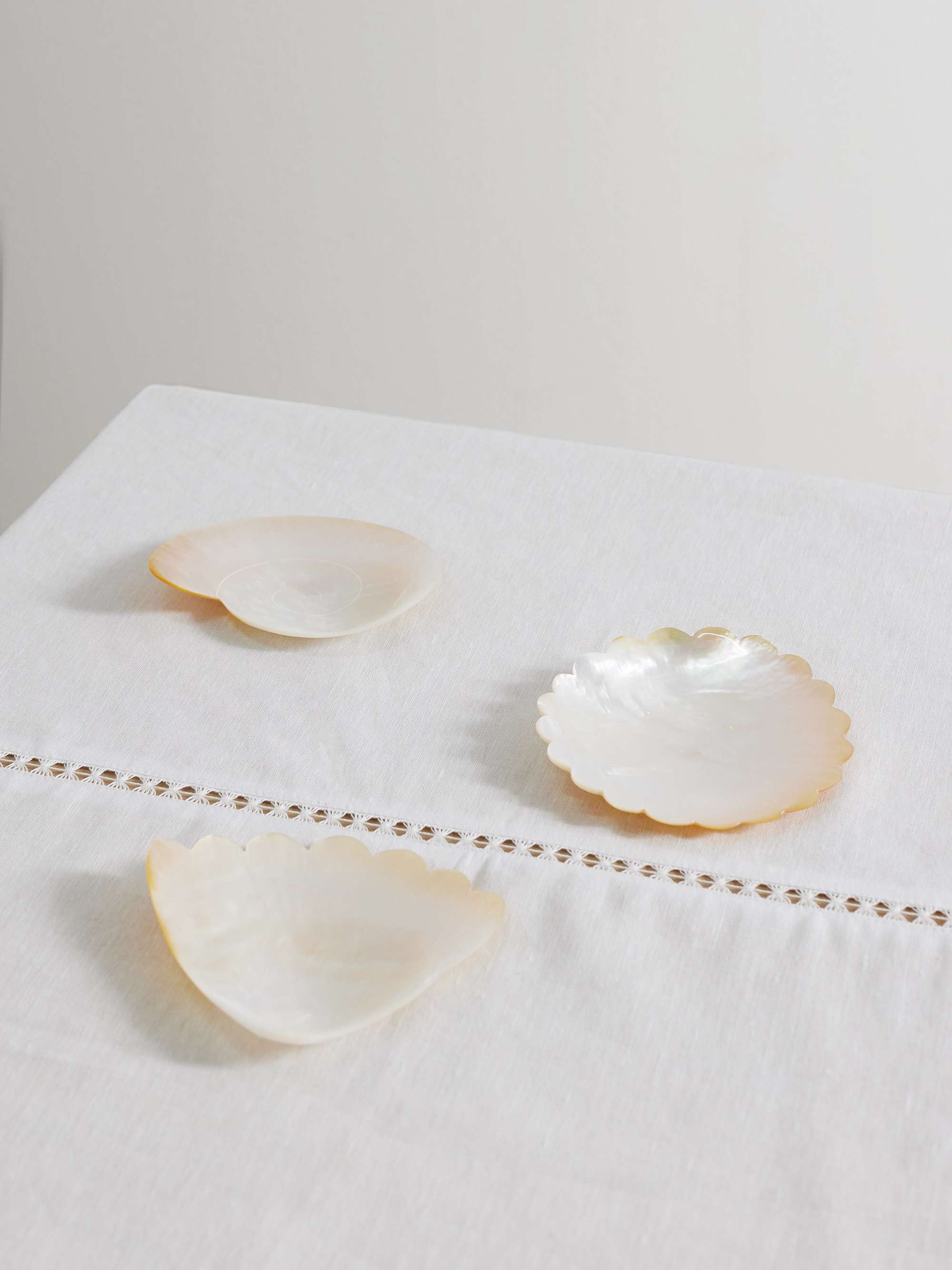 GOHAR WORLD Set of three mother-of-pearl dishes | NET-A-PORTER