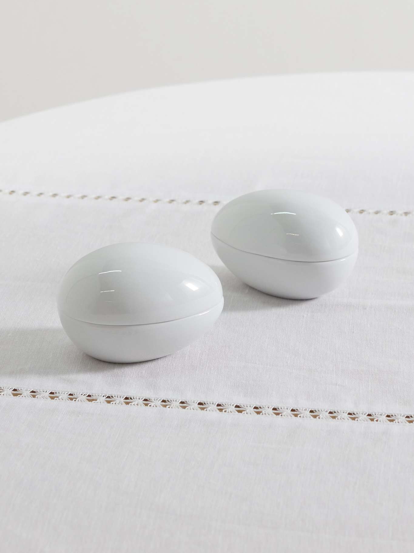 GOHAR WORLD Egg set of two porcelain trinket dishes | NET-A-PORTER