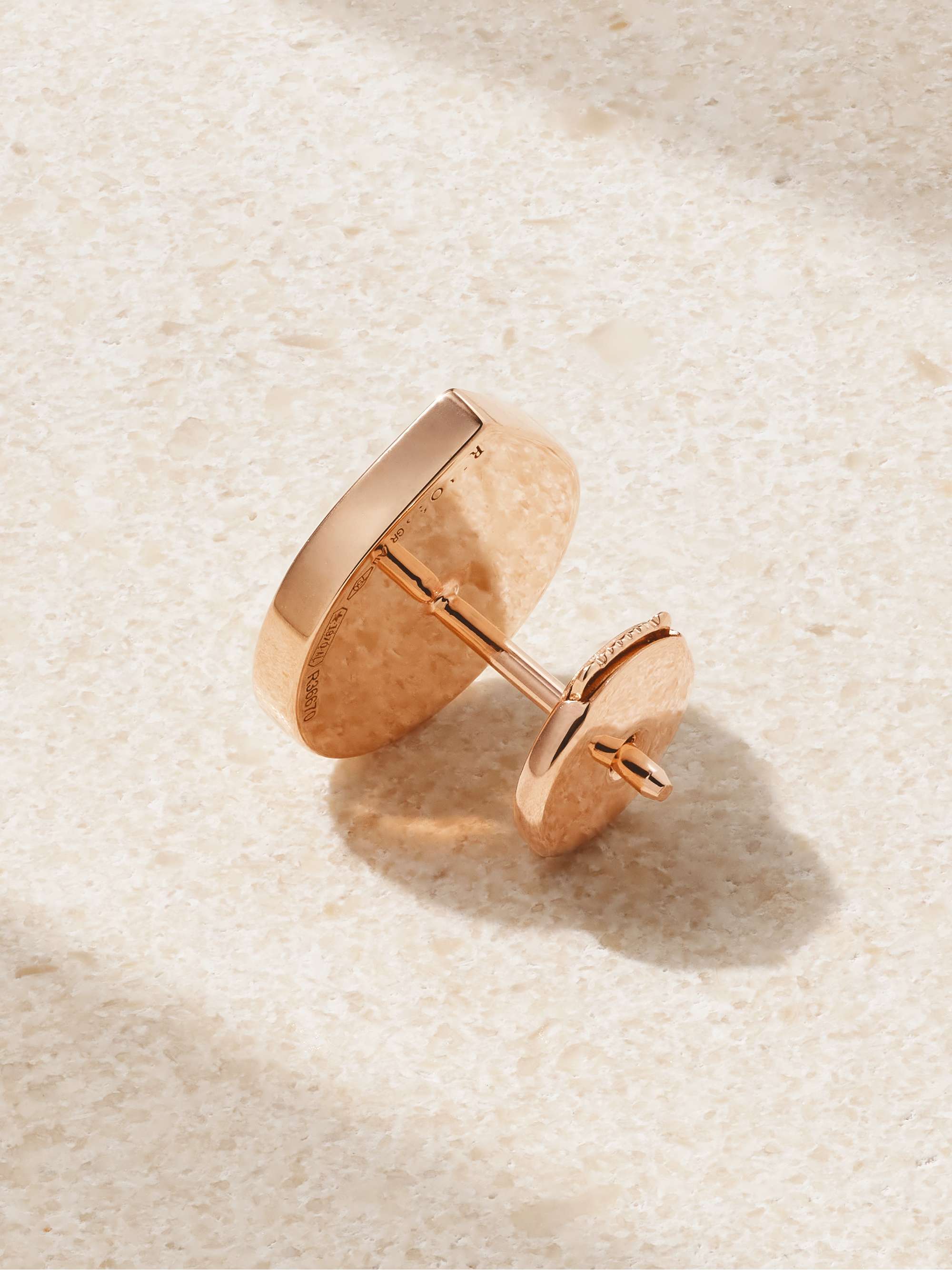 REPOSSI Antifer 18-karat rose gold, malachite and diamond single ...